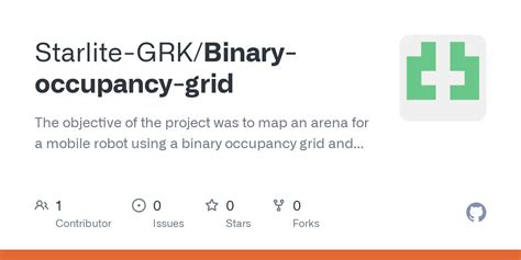 GitHub Starlite GRK Binary Occupancy Grid The Objective Of The Project Was To Map An Arena