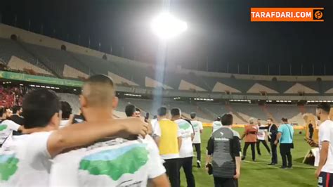 ساکت الهامی مقابل دوربین طرفداری؛ به لطف هوادارانمان قهرمان شدیم