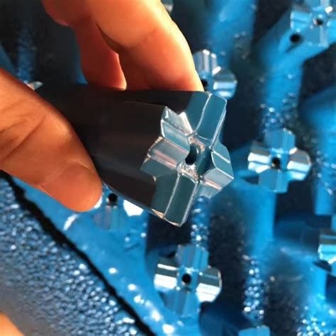China Customized Tapered Chisel Cross Button Bits For Pneumatic Rock