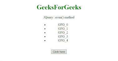 JQuery even 用法及代码示例 纯净天空