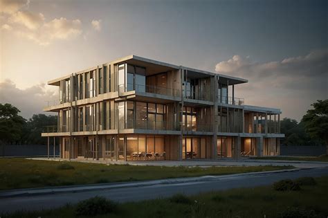 Premium Photo Modular District Adaptive Urban Architecture