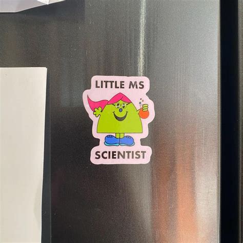 Adorable Mole In A Beaker With Avogadros Constant Vinyl Sticker
