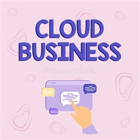 Text Sign Showing Cloud Business Conceptual Photo Computing That