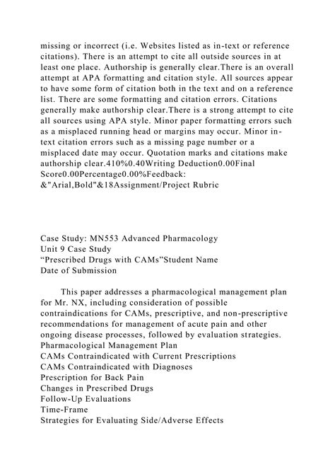 Assignment RubricUnit Assignment Grading Rubric Instructors En Docx