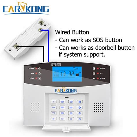 10 Pcs Wired Panic Button For Wired Gsm Home Burgl Grandado