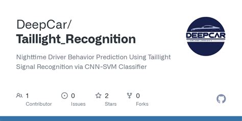 GitHub DeepCar Taillight Recognition Nighttime Driver Behavior Prediction Using Taillight