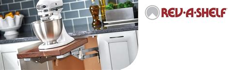 Rev A Shelf Kitchen Cabinet Spring Loaded Mixer And Appliance Lift