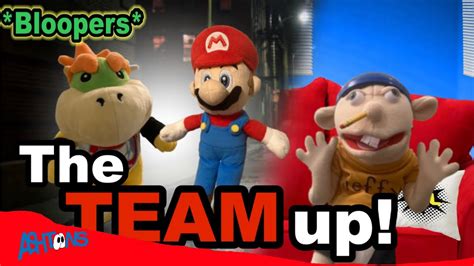 Bloopers From Sml Parody The Team Up Youtube