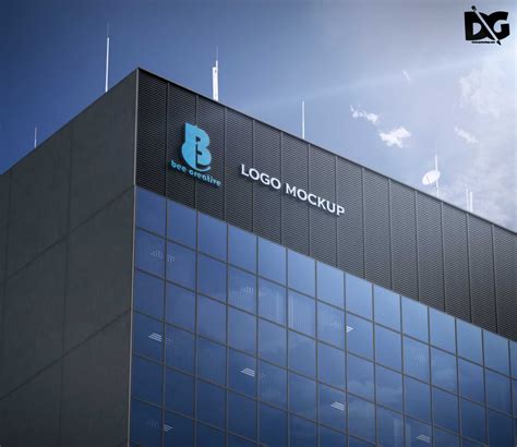 Free Download Office Building Mockup Psd Premium Mock Up