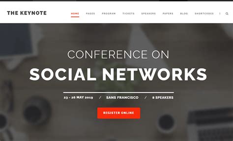 7 Best Event Management Wordpress Themes Data Based