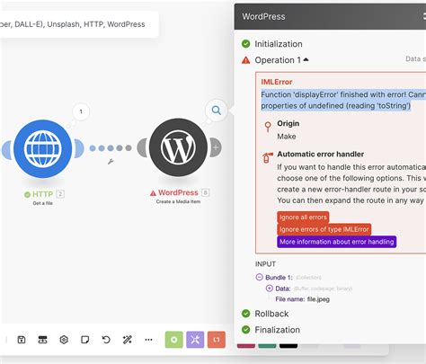 Function Displayerror Finished With Error Cannot Read Properties Of