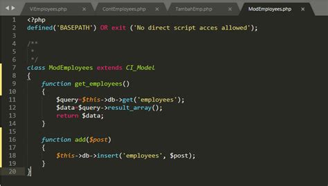 Implementasi Crud Berbasis Konsep Mvc Pada Codeigniter