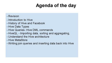 Hadoop Component Hive Online Hadoop Course