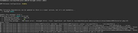 When Installing It Miss Php Zip Prerequisit Check · Issue 3075