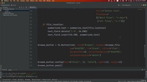 29 Create Summarization App Ui With Python Tkinter Toolkit Youtube