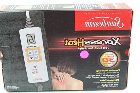 Sunbeam 2013 912 King Size Xpressheat Heating Pad Green