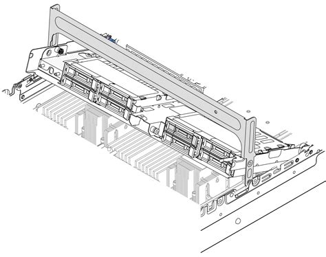 Middle Drive Cage And Drive Backplane Replacement Thinksystem Sr650