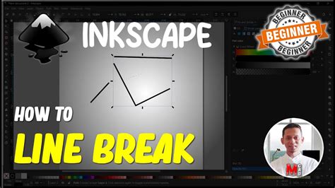 Inkscape How To Line Break Youtube