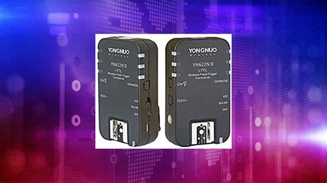 Yongnuo Wireless Ttl Flash Trigger Yn622n Ii With High Speed Sync Hss 1