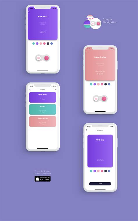 Time To Event UI UX Design Development On Behance