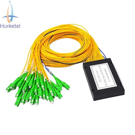 Single Mode Fiber Optic ABS Box Module 2 X32 Coupler PLC Splitter Splitter And PLC Splitter
