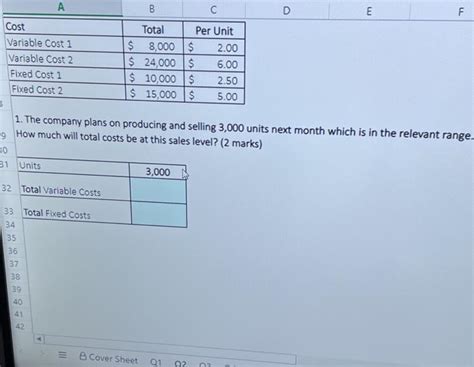 solved 15 required 1 classify each cost as variable