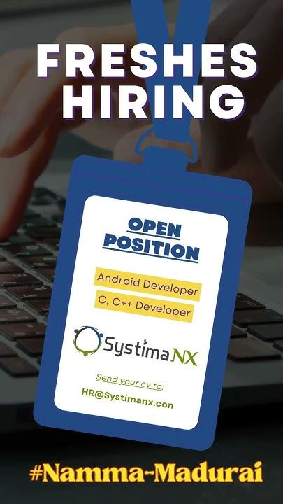 Hiring Freshers Android C C Softwaresolutions Madurai Androiddeveloper Cprogramming