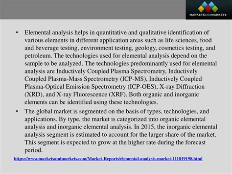 Ppt Detailed Qualitative And Quantitative Analysis On Elemental
