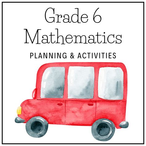Grade 6 Mathematics Term 3 2025 Teacher Planning And Activities