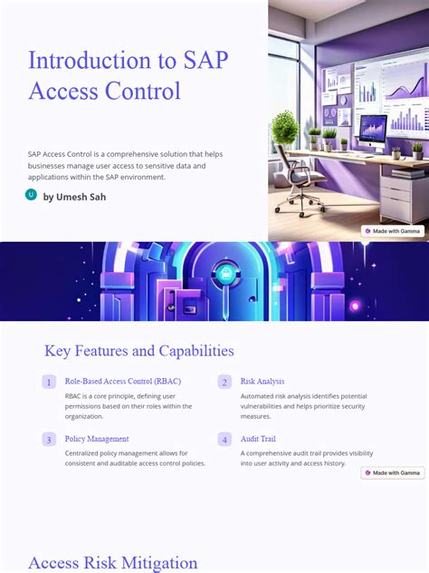 Introduction To Sap Access Control Pdf Security Computer Security