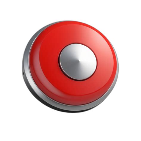 D Rendered Button PNG