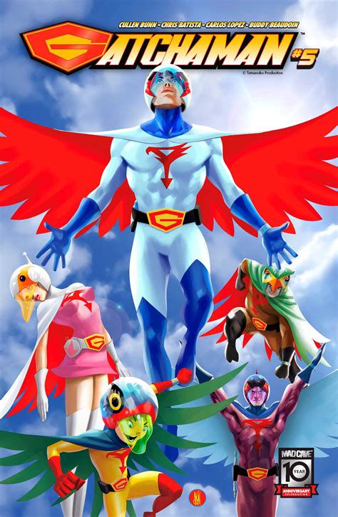Gatchaman 5 Ebook By Cullen Bunn Chris Batista Carlos Lopez Buddy