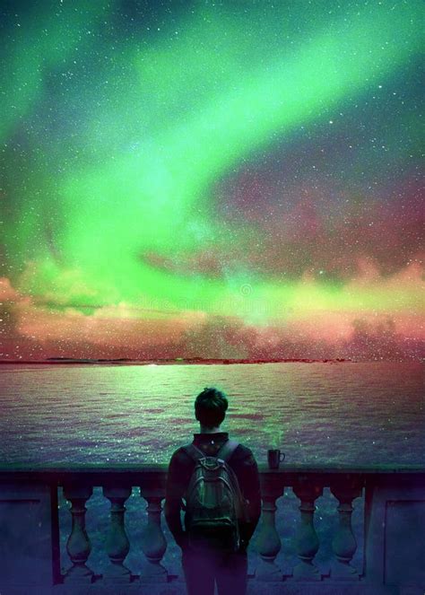 Green Path Digital Photoshop Art Stock Illustration Illustration Of Terrace Violet 267586154