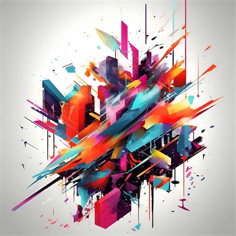 Abstract Colorful Background With Geometric Elements Vector Illustration Eps 10 Premium Ai