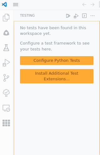 Test Panel Empty After V Issue Mesonbuild Vscode Meson GitHub
