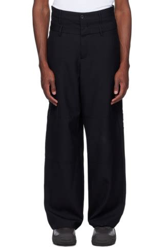 Ssense 折扣季 Ambush 黑色 Double Belted 长裤 加入折扣