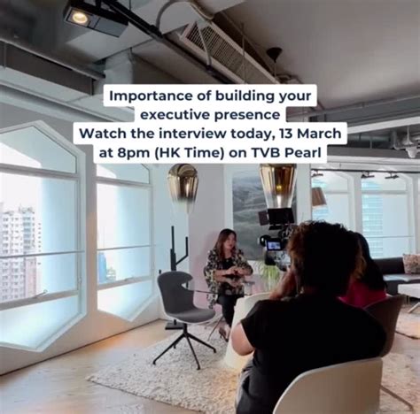 Tracy Ho Su Linkedin Tracy Hos Interview On Tvb Pearls “pearl Magazine” Tonight
