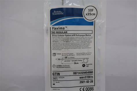 New Boston Scientific Flexima Ro Regular Biliary Catheter System With