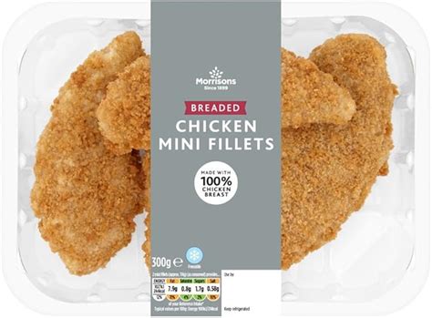 Morrisons Breaded Chicken Mini Fillets 300g Uk Grocery