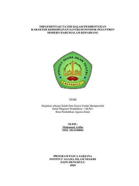 tesis muhammad arifin pdf