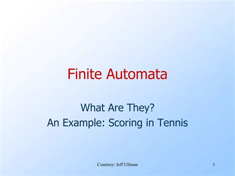 Finite Automata Pptx