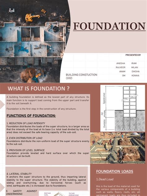 Foundation Report Pdf Deep Foundation Concrete