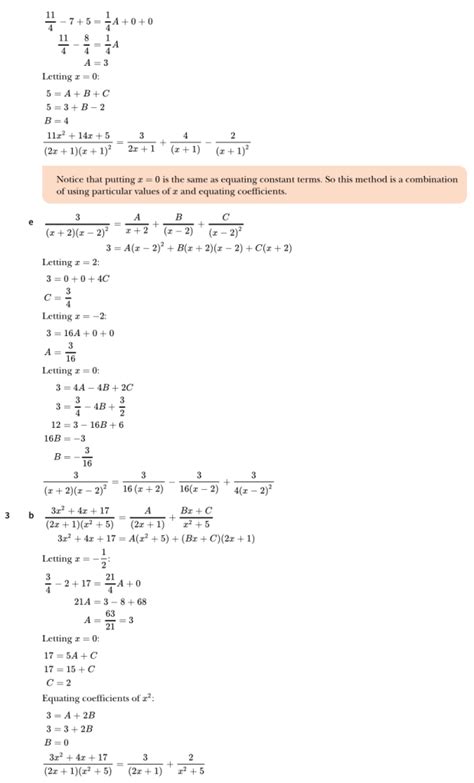 9709 P3 Further Algebra Exercise 2 Worked Solutions Maths With David
