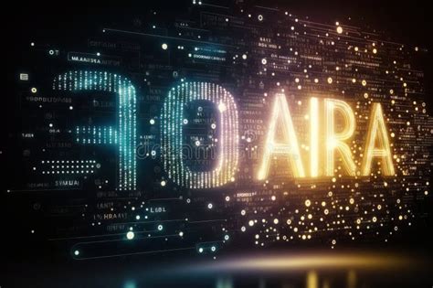 Futuristic Big Data Visualization Concept Visual Information Complexity Generative Ai Stock