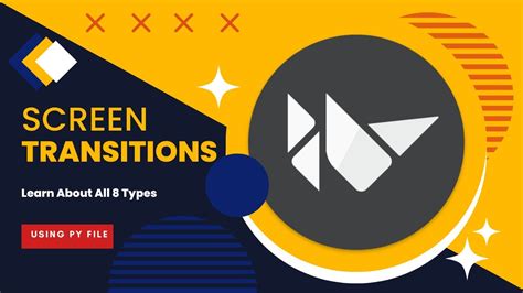 Screen Transitions With Kivy All 8 Types Using Py File Youtube
