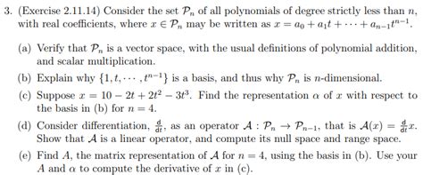 solved 3 exercise 2 11 14 consider the set pn of all