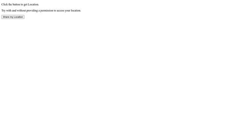 Testing Html5 Geolocation