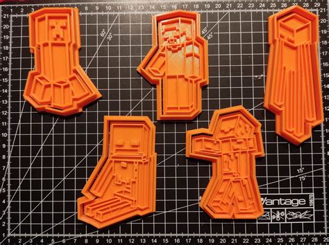 Cookie Cutter Minecraft Cookie Cutters Etsy