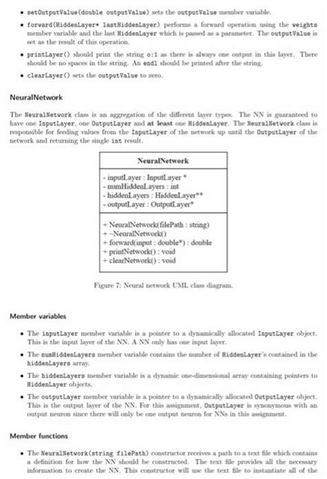 Solved Inputlayer The Input Layer To The Network Simply