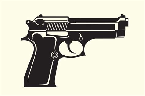 Gun Template Vector Art Icons And Graphics For Free Download